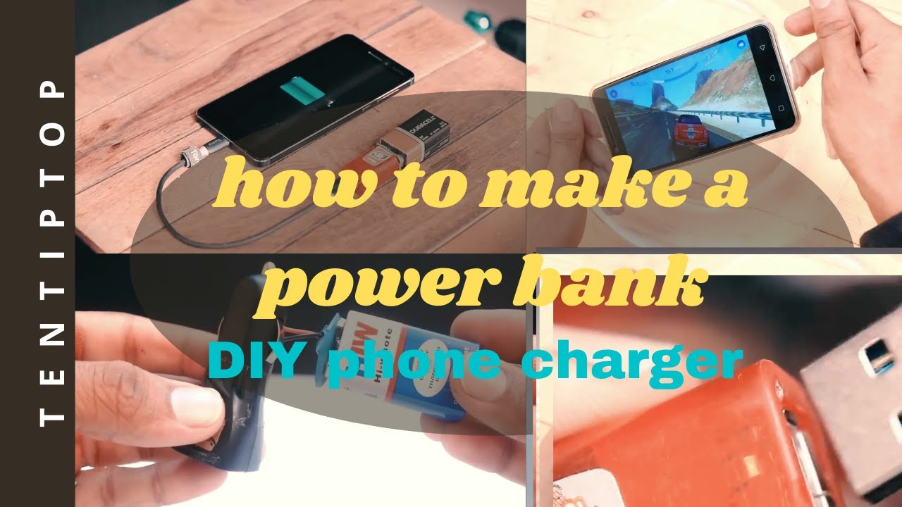 DIY PROJECTS - how to make a diy power bank - homemade - YouTube