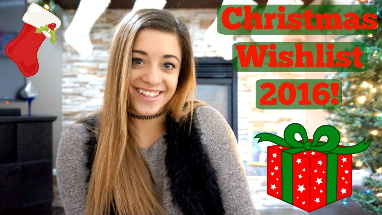 My Christmas List 2016!! | Jordan Bauth - YouTube