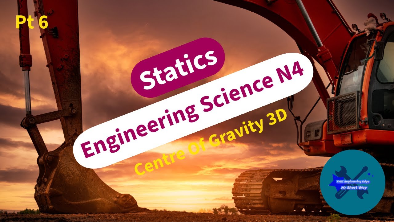 Statics Pt 6 Engineering Science N4 Centre Of Gravity - YouTube