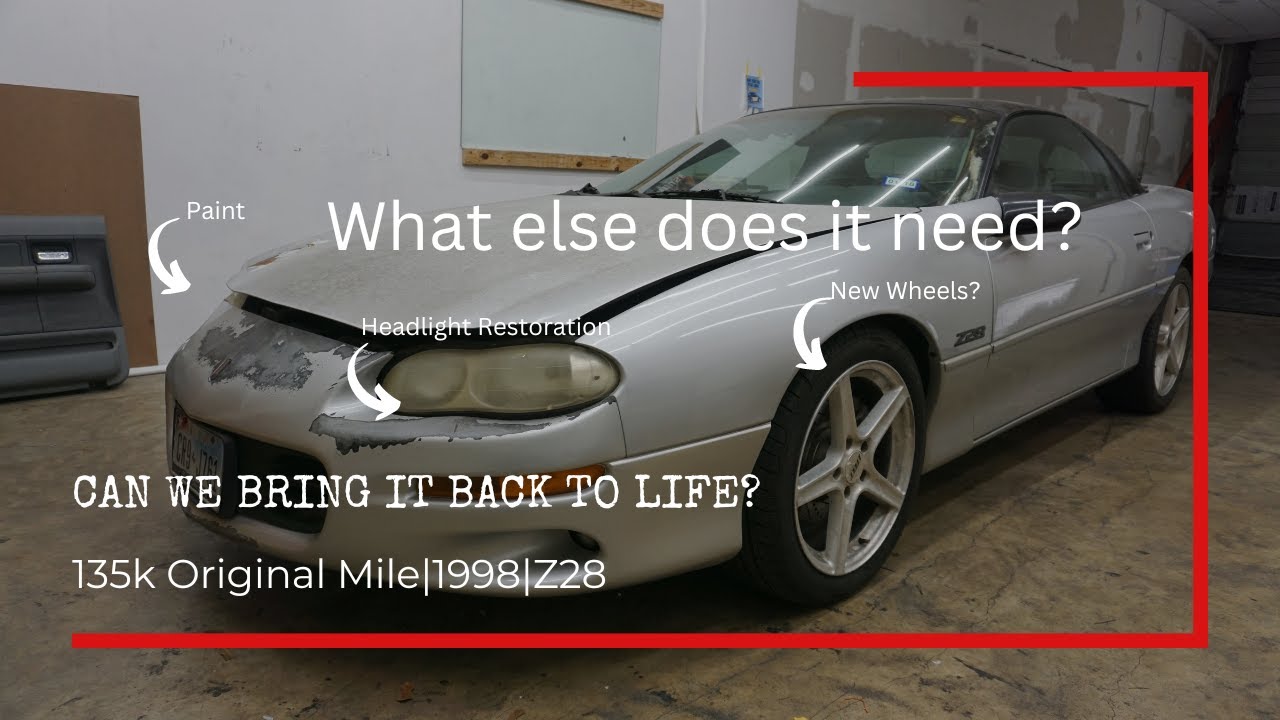 Can we bring this DESTROYED 135k original mile 1998 Z28 Camaro back to ...