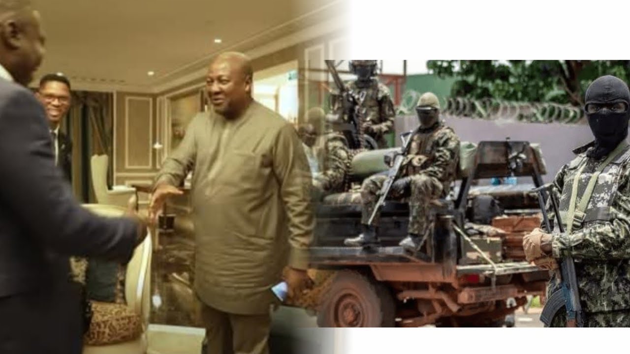 C0úP Can't Hapen Under my Watch, Heavy Security at Mahama Arival frm ...