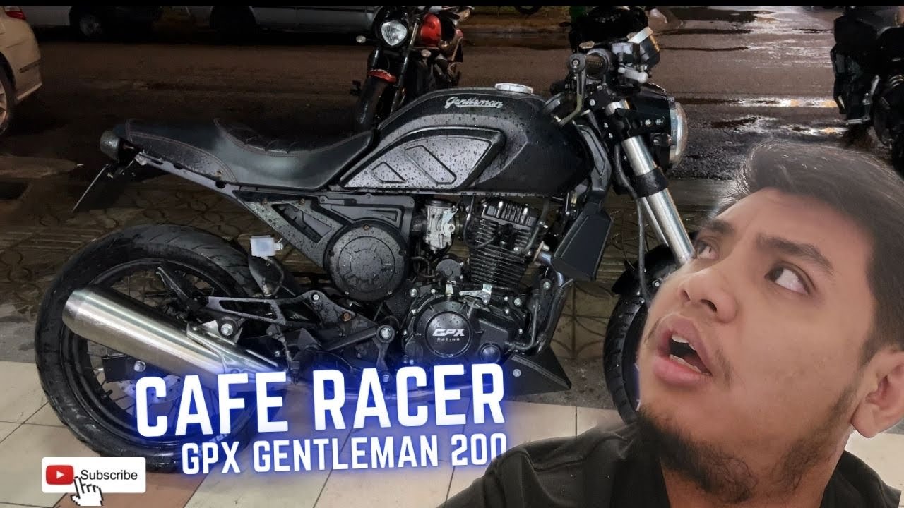 Cafe Racer GPX Gentleman 200 | Review - YouTube