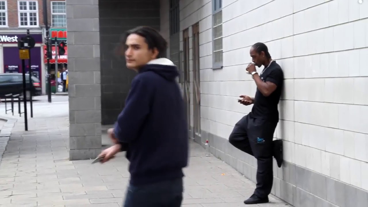 Smacking peoples drinks - YouTube