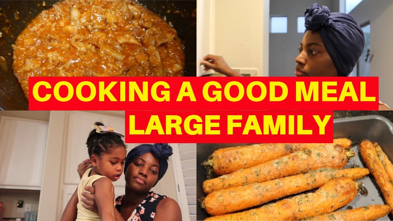 Cooking Dinner For My Big Family (Making something delicious) - YouTube