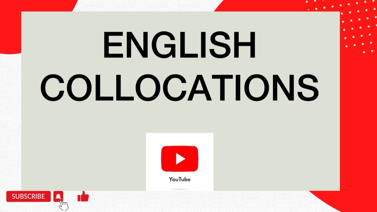 English collocations | English language pronunciation practice - YouTube