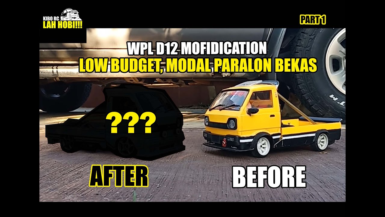KURANG MANTAP, POKONYA BONGKAR!! MODIFIED WPL D12 , REBUILD SUZUKI ...
