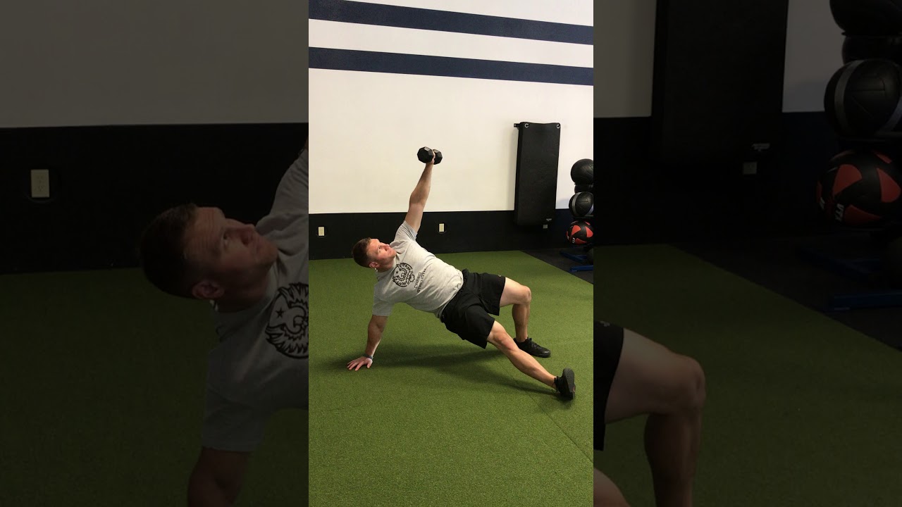 Half Turkish get-up - YouTube