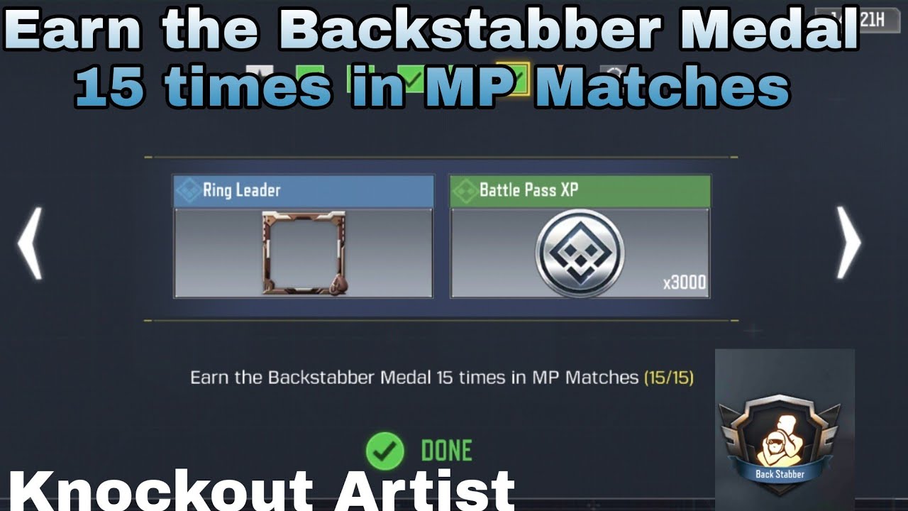 How To Earn the Backstabber Medal 15 times in MP Matches In Call Of ...