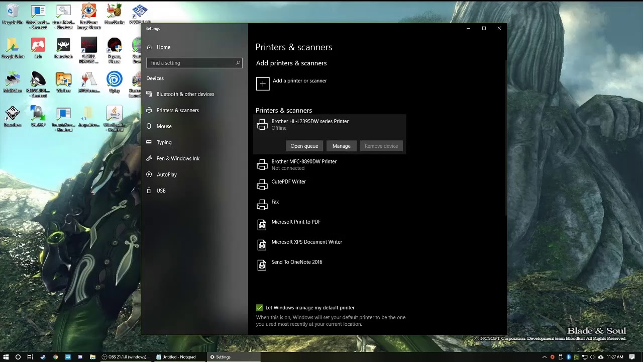 How to add and remove a printer win10 - YouTube