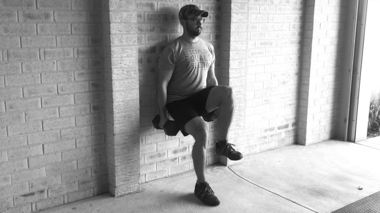 Wall Sit March - Weighted - YouTube