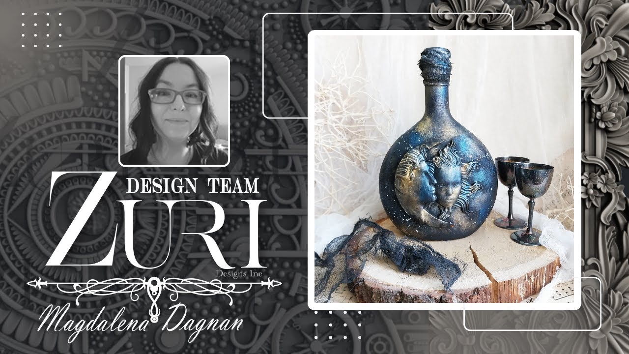 Zuri Designs Bottle Art by @dzikafossaart6222 #mixedmedia # ...