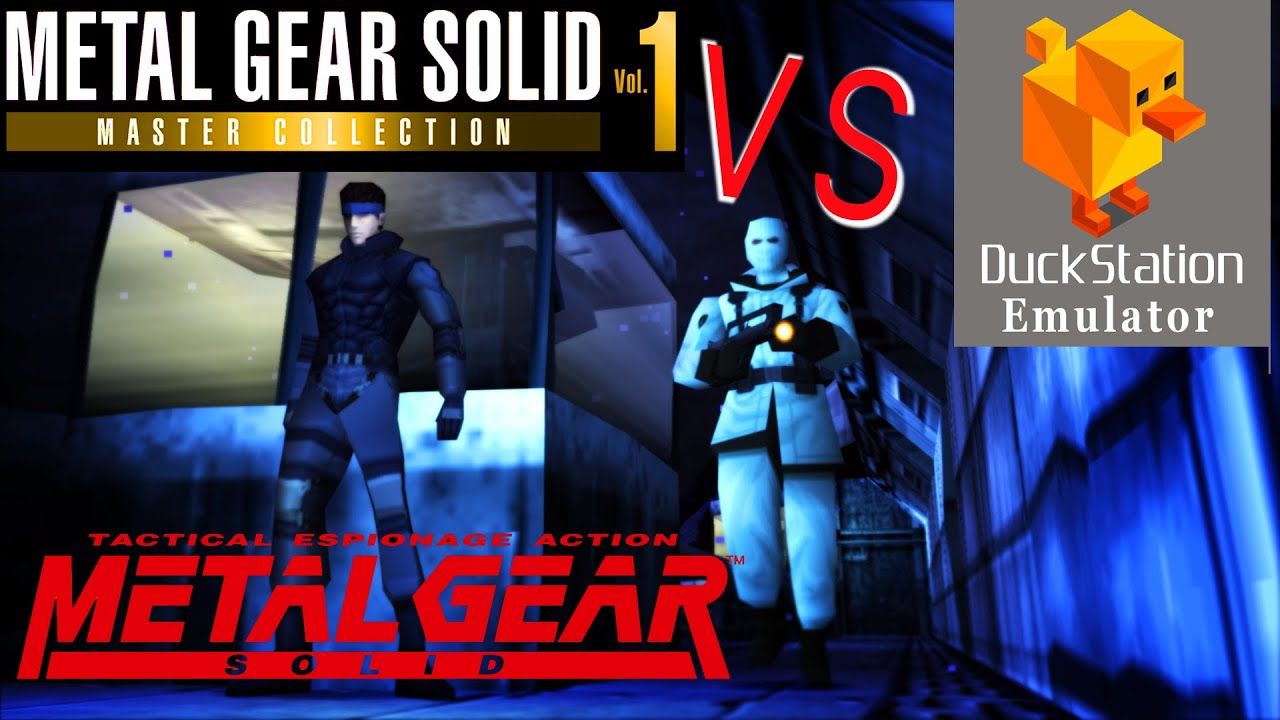 METAL GEAR SOLID Master Collection VS Original on Duckstation Emulator ...