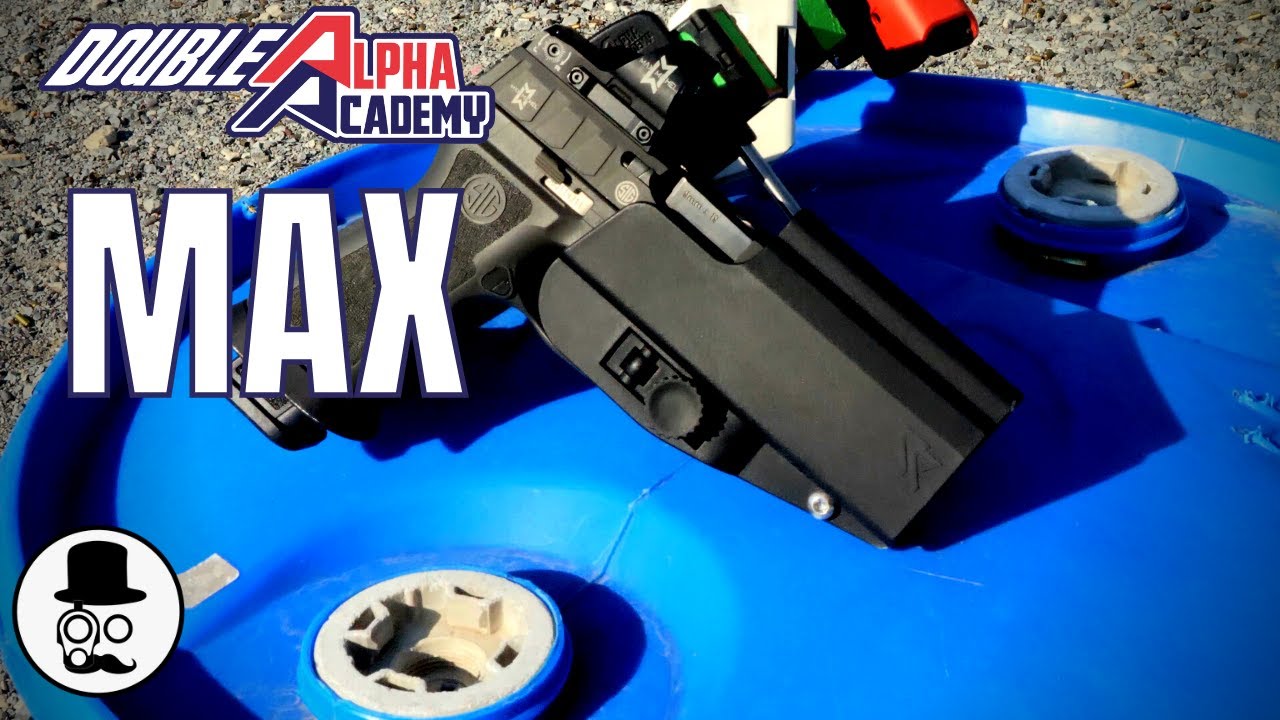 New Hotness Carry Optics - Competition Holster - Double Alpha Academy MAX - YouTube