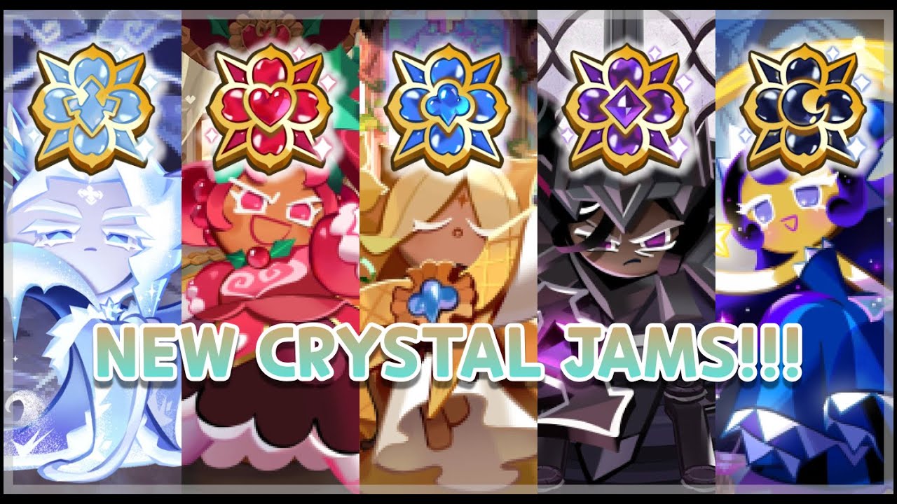 5 NEW CRYSTAL JAMS!!! | Cookie Run Kingdom - YouTube