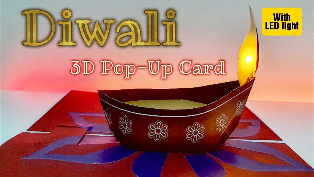 Handmade 3d Diwali Cards