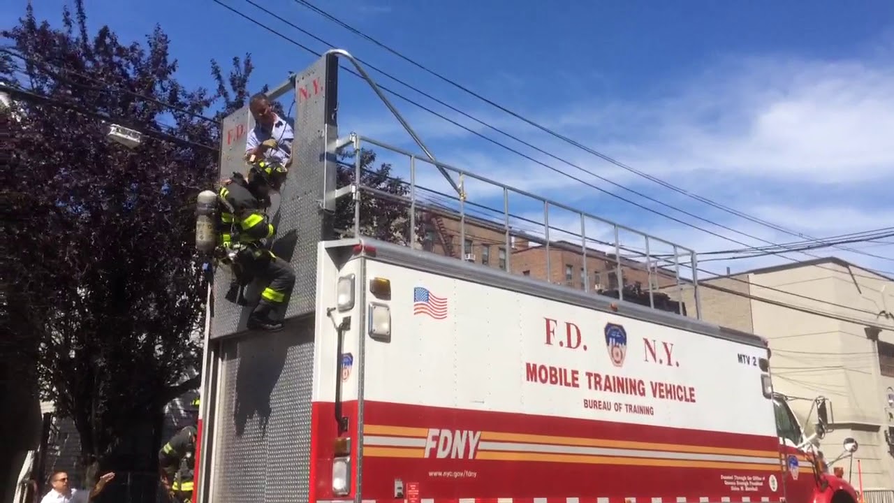FDNY Mobile Training E14th ST. In Midwood, Brooklyn - YouTube