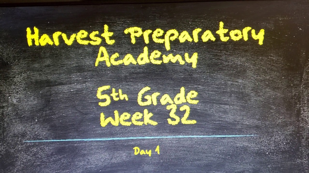 Week 32 Day 1 Intro - YouTube