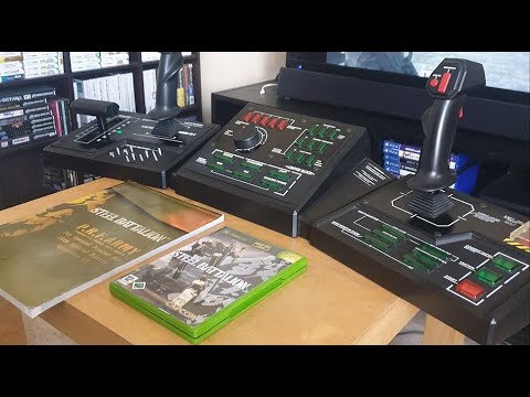 Steel battalion and its massive controller - OG xbox gameplay and set ...