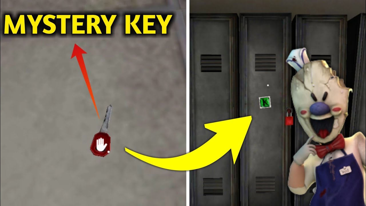 Secret Of Mystery Key In Ice Scream 6 | How To Find Mystery Key In Ice ...