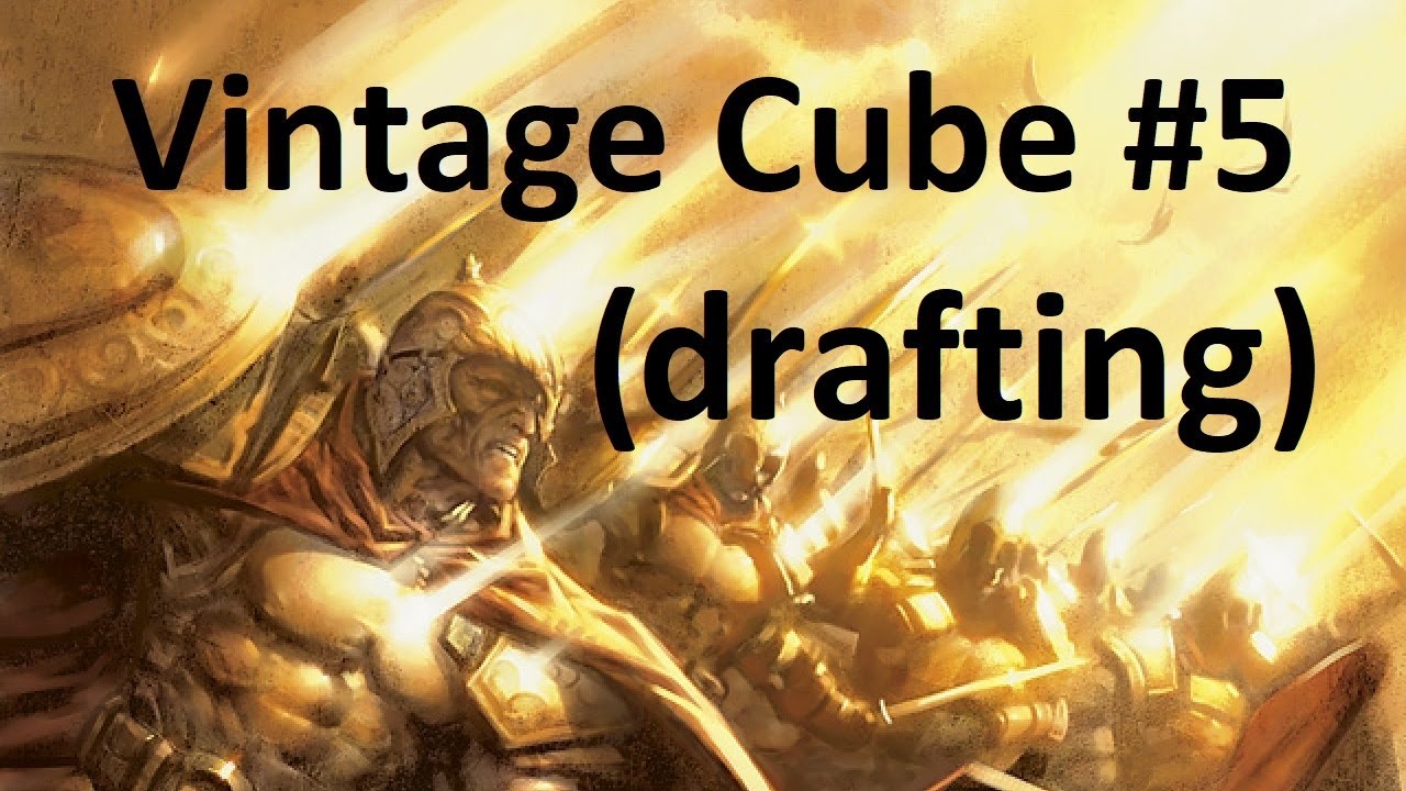 Vintage Cube draft #5 - drafting - YouTube