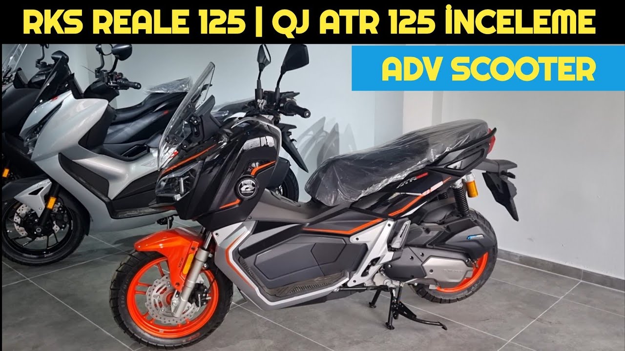 RKS REALE 125 | QJ MOTOR ATR 125 Showroom İnceleme | Tüm Renk ...