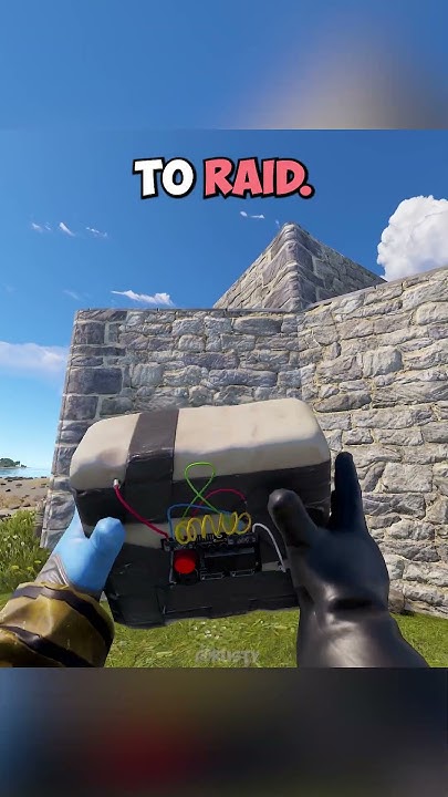 How to find Loot Rooms through walls in RUST - #rust #rustgame #rustshorts #shorts #rustclips ...