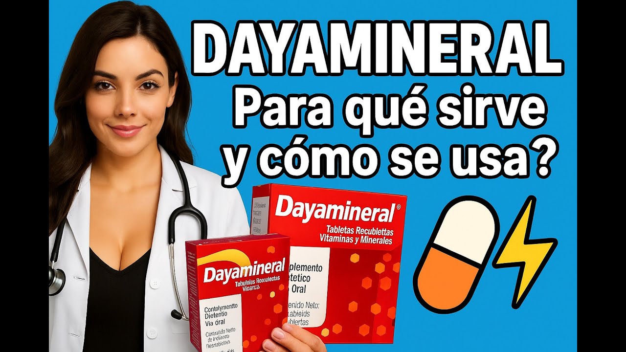 DAYAMINERAL ¿Para que sirve? | Cómo tomarlo y sus Efectos - YouTube