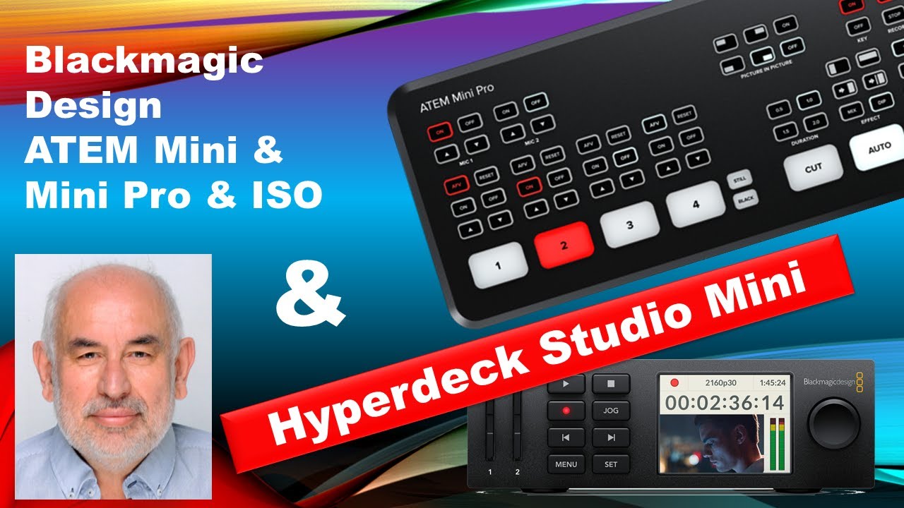 BMD ATEM Mini / Pro & Hyperdeck Studio Mini - YouTube