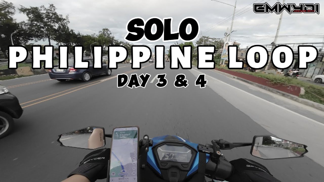 Solo Philippine Loop day 3 & 4 | Roxas, Mindoro to Quezon City, NCR | Rider's POV | Honda Click ...