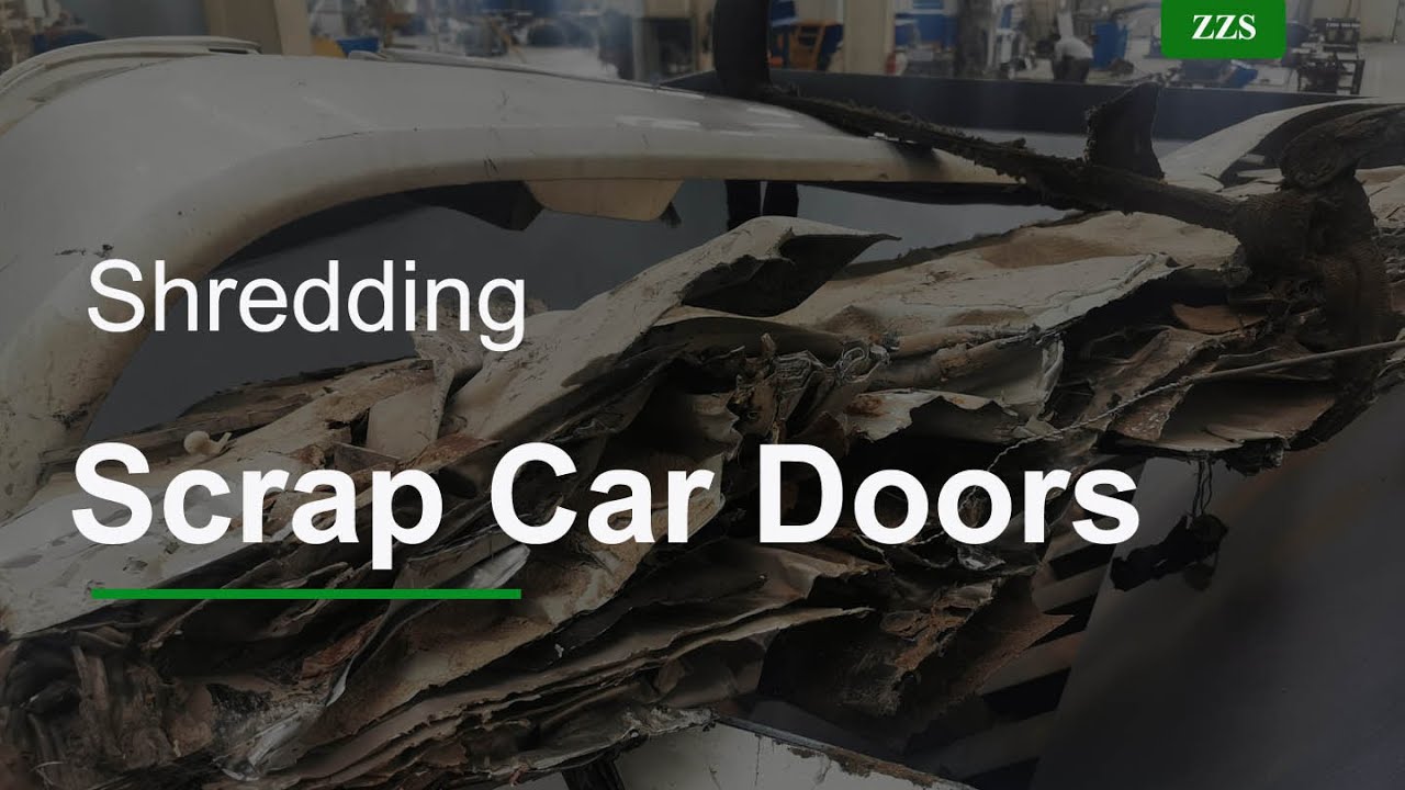 Car Body Shredder Machine - YouTube