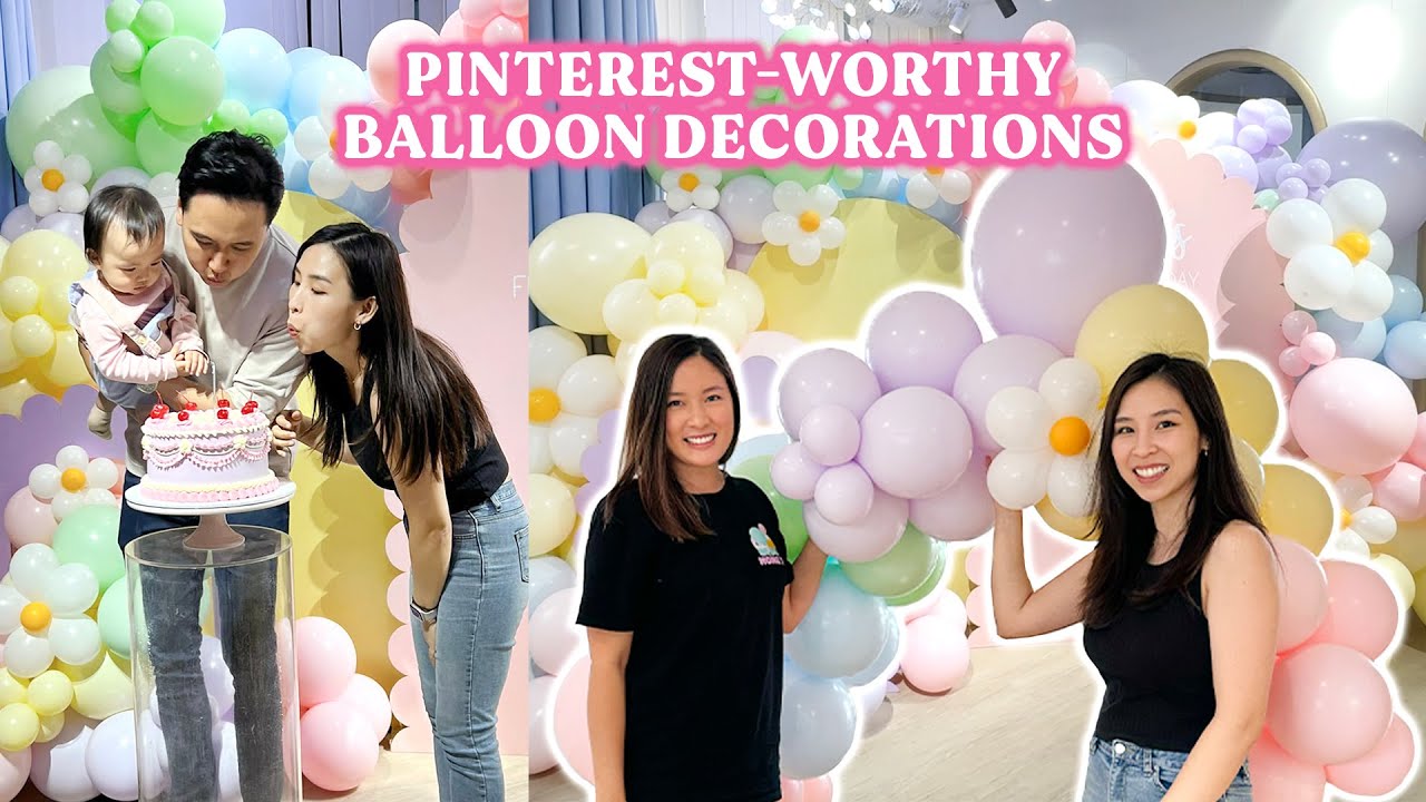 DIY Pinterest-Worthy Balloon Decorations - YouTube