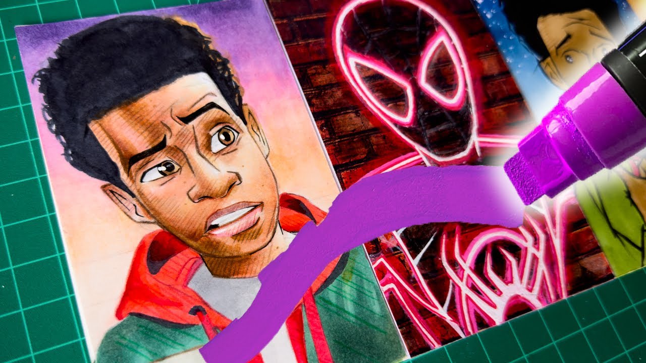 Miles Morales Drawn In 5 WILD Art Styles! 🍿🎬 - YouTube