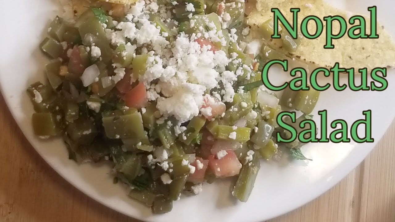 Nopal Cactus Salad - YouTube