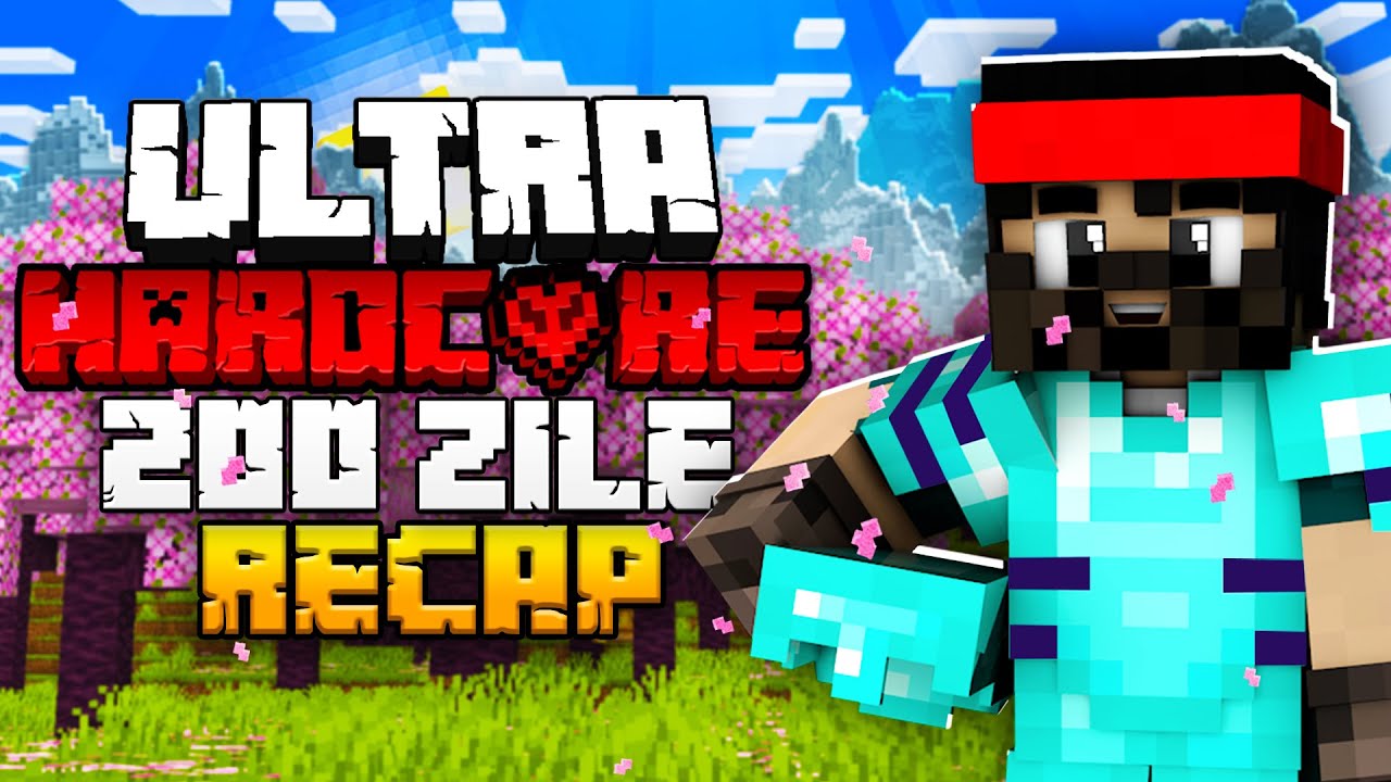 200 ZILE pe Minecraft Ultra Hardcore [RECAP] - YouTube