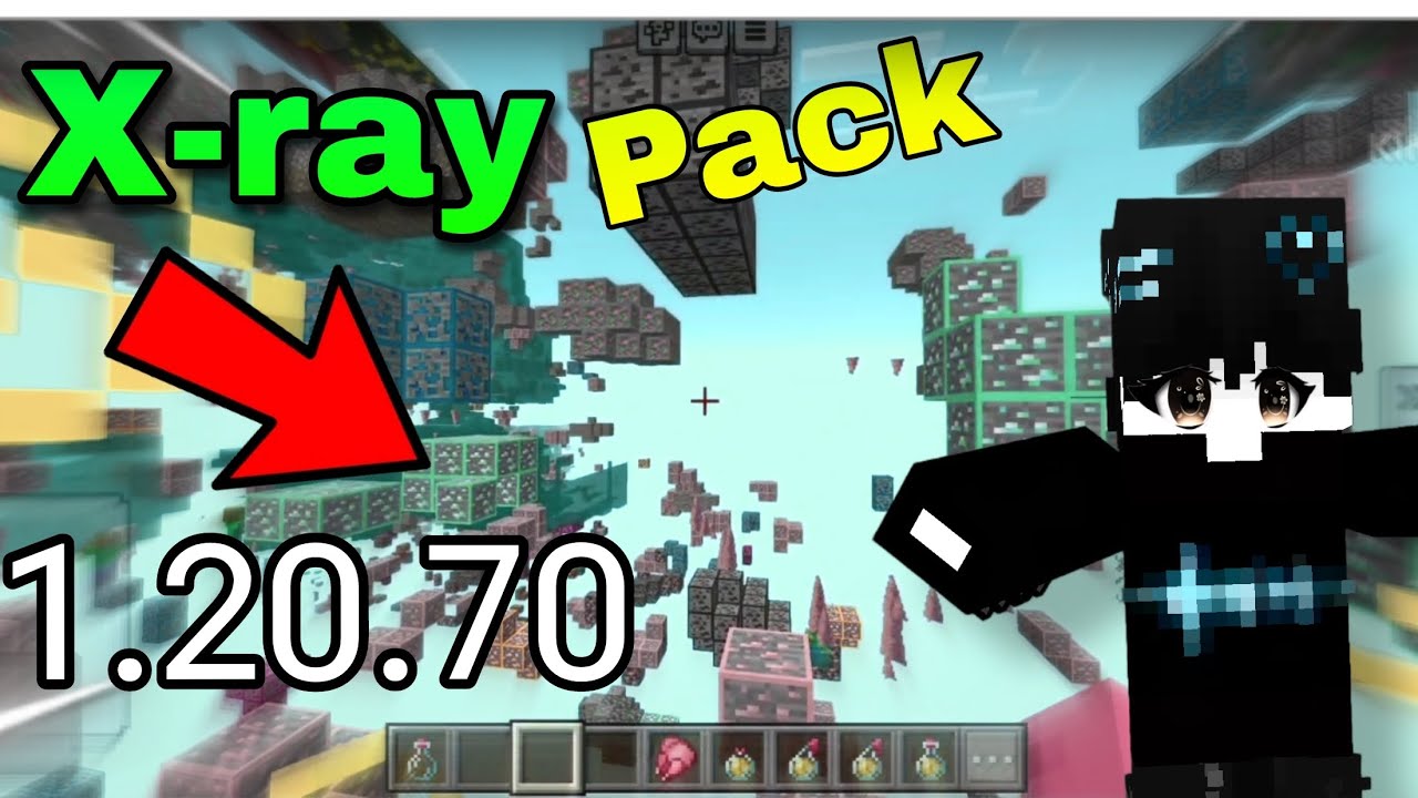 mcpe X-ray texture pack 1.20.70 ( X-ray + night vision pack ) 🔥 - YouTube