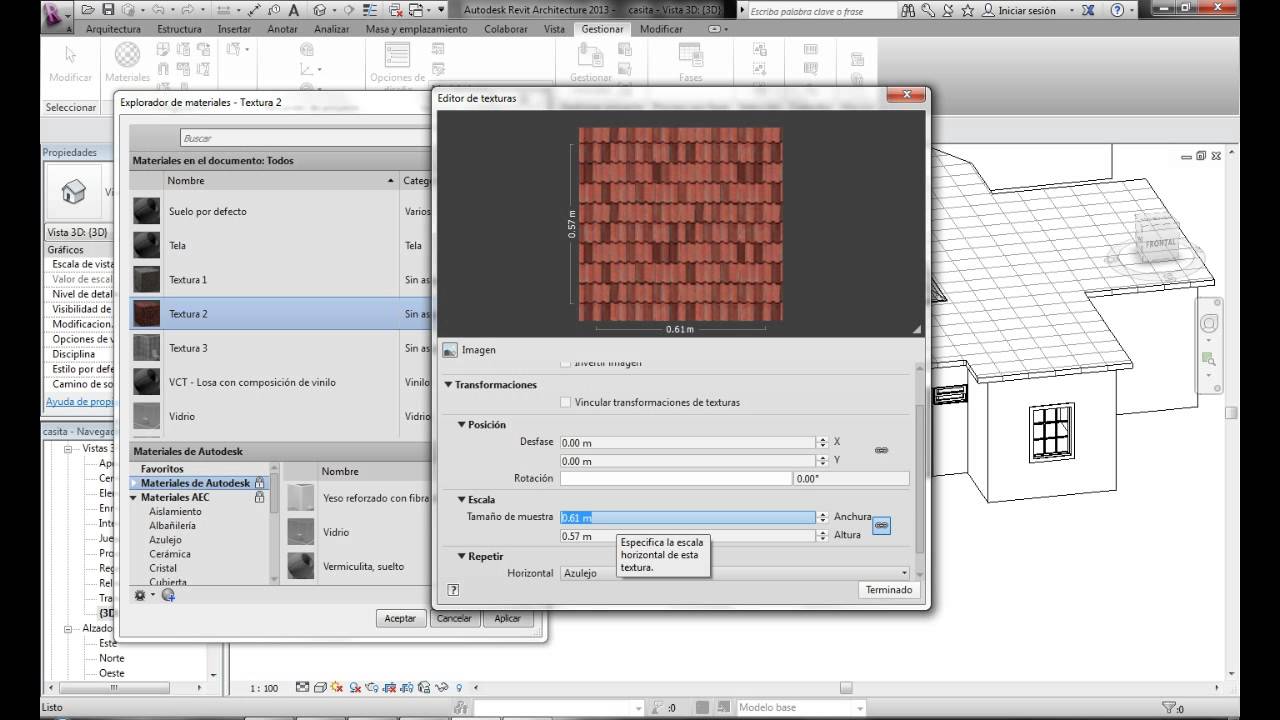 Modificacion de texturas Revit - YouTube