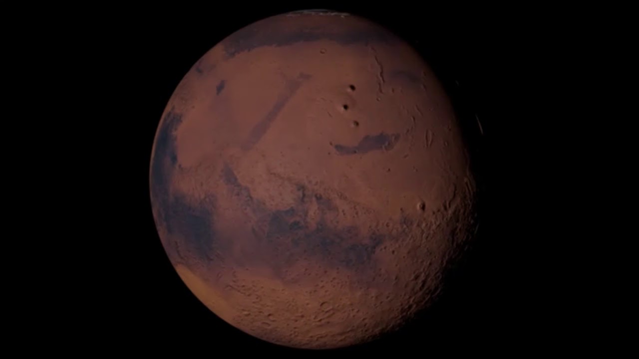 Mars is spinning while Fnaf 1 ambience music is playing - YouTube