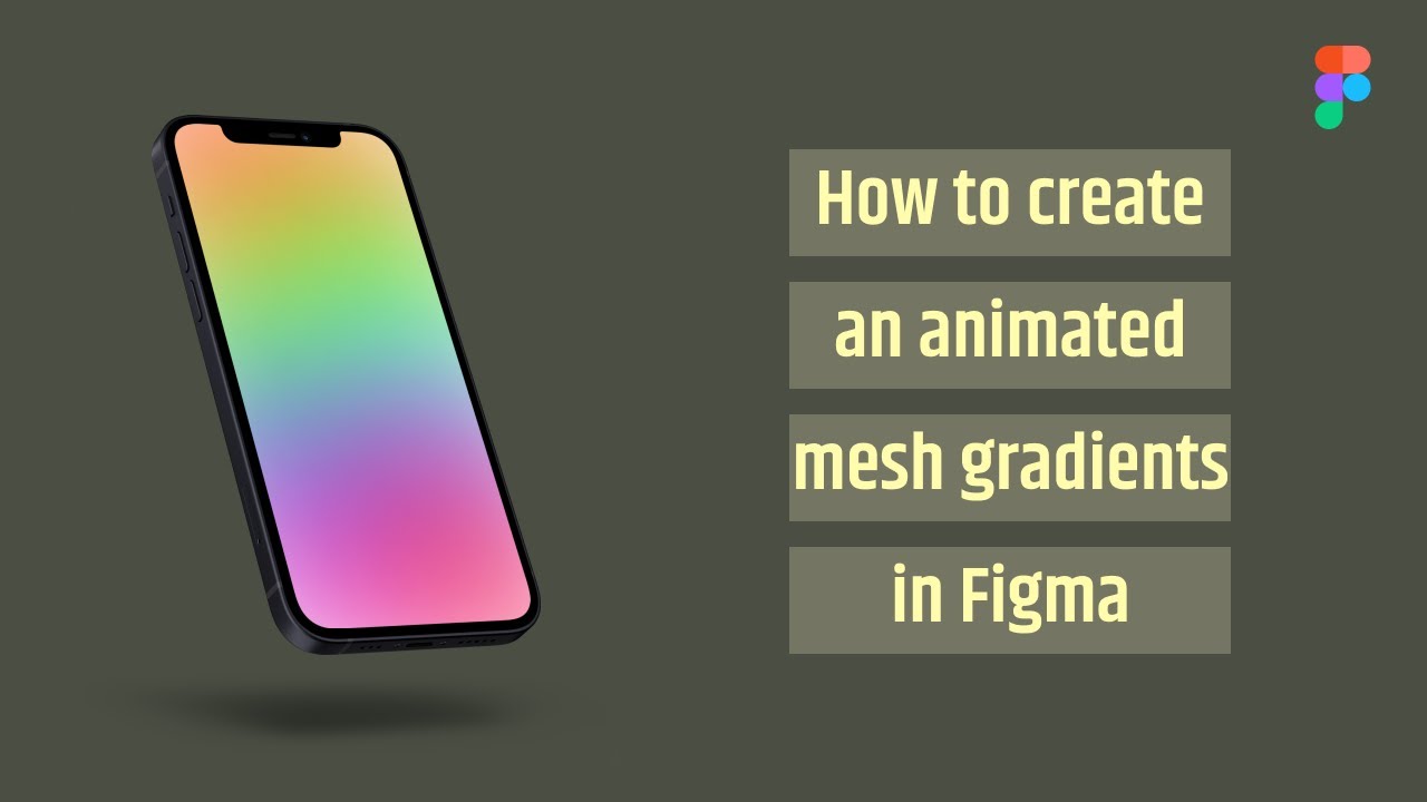 Animated mesh gradients in Figma - YouTube