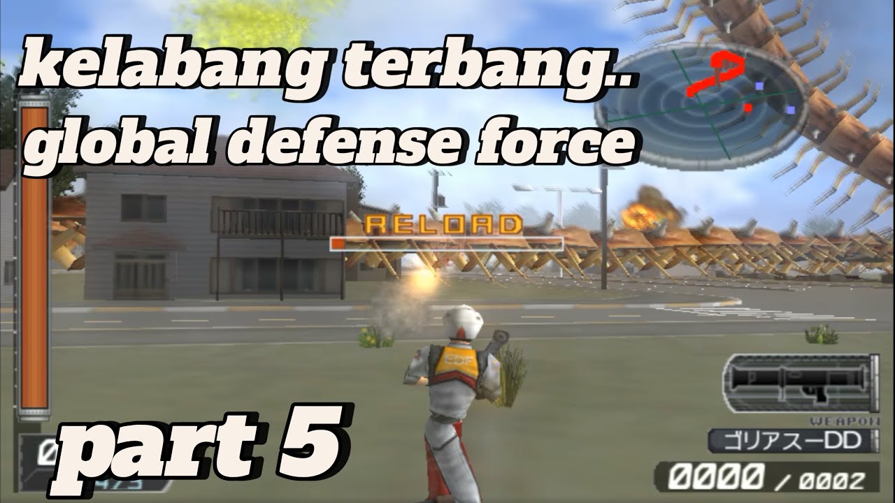 melawan kelabang terbang raksasa!! apakah bisa menang!! global defense force. part 5 - YouTube