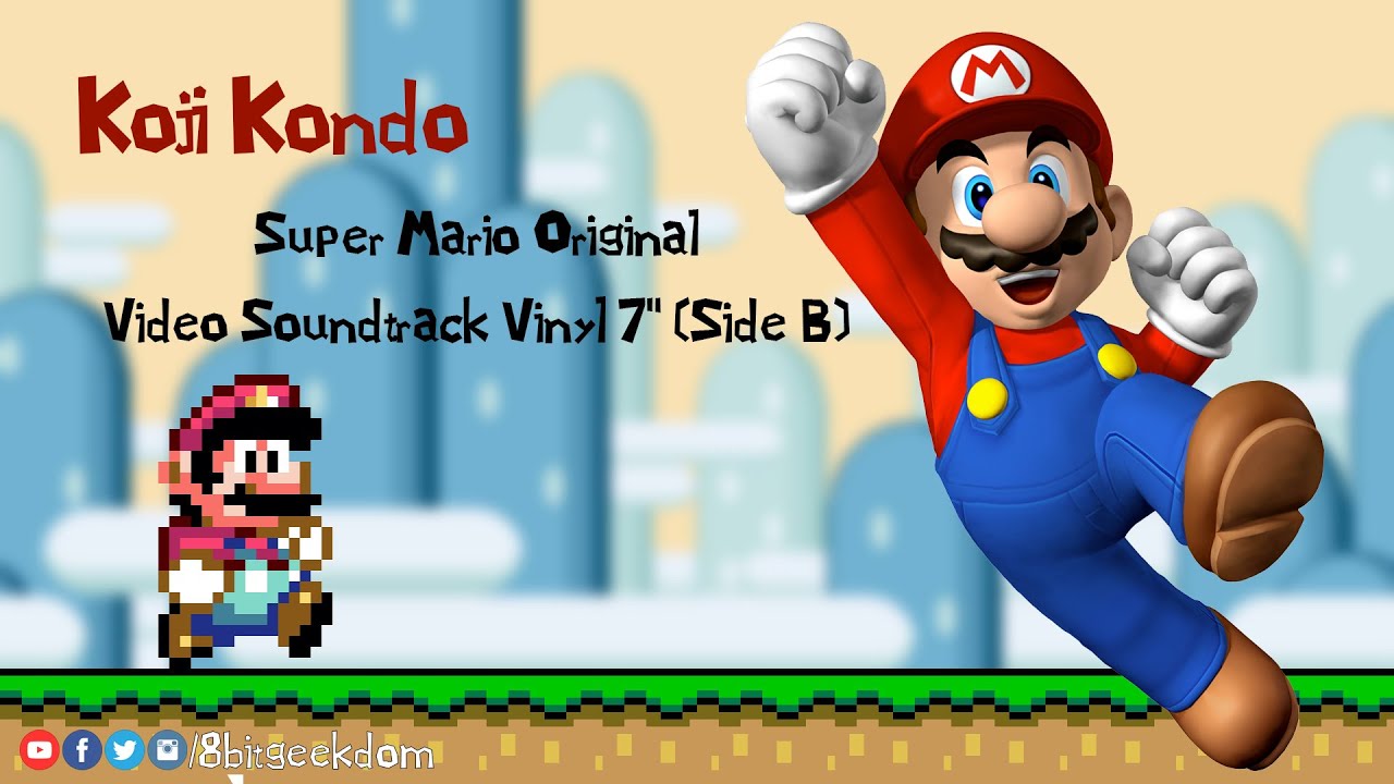 Koji Kondo: Super Mario Bros. Original Video Soundtrack Vinyl 7" (Side ...