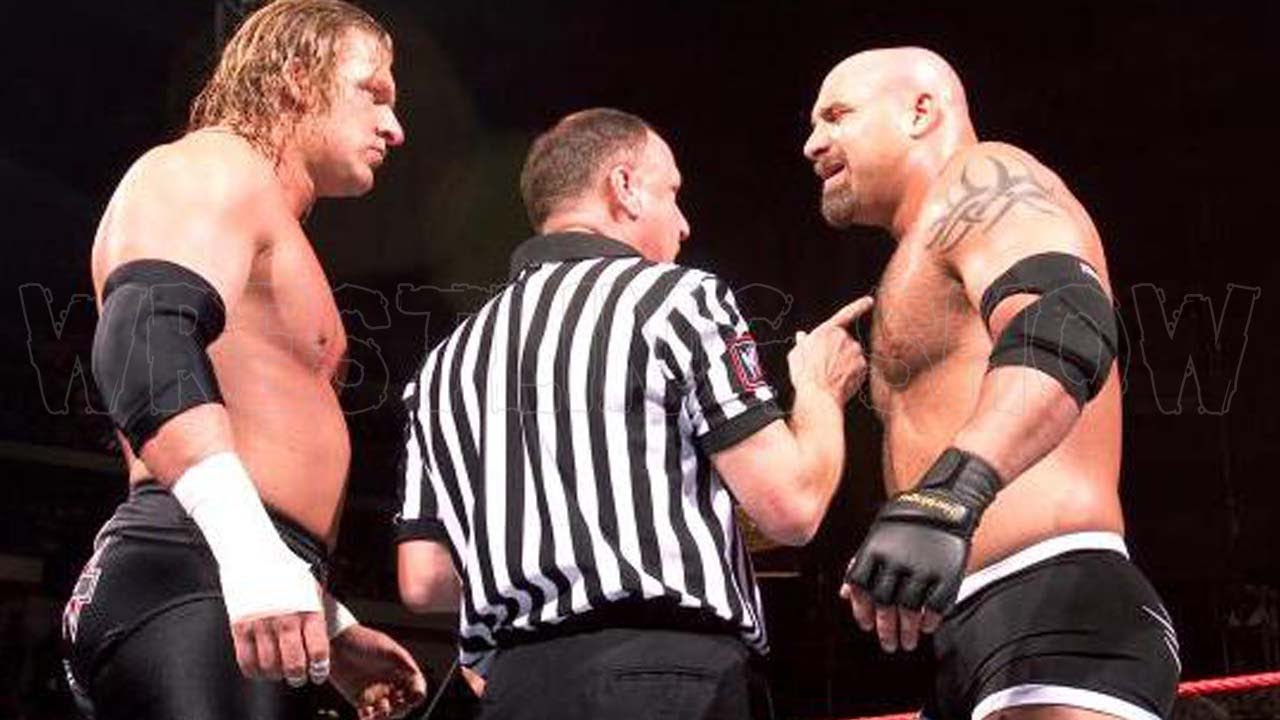 Goldberg vs Triple H Match Wrestling Show - YouTube