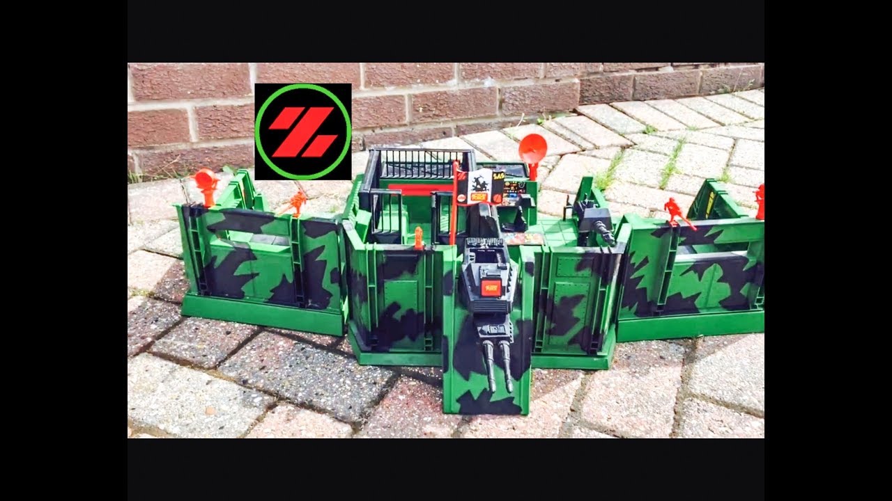 Close Up: Action Force Z Force Command Centre Headquarters HQ Vintage ...