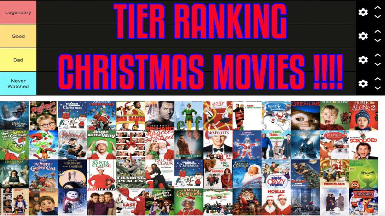 WHAT IS THE BEST CHRISTMAS MOVIE |RANKING CHRISTMAS MOVIES FROM WORST ...