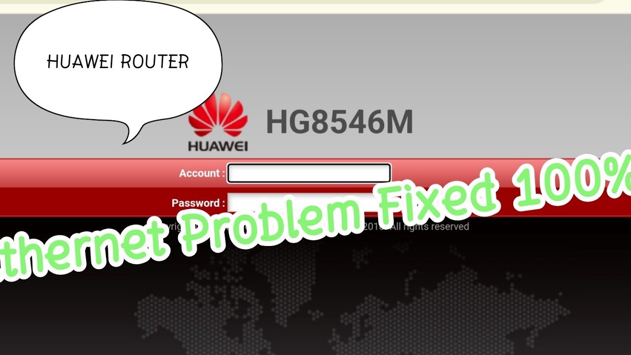 How to Fix Ethernet Cable or LAN Port Not Working on Huawei Router # ...
