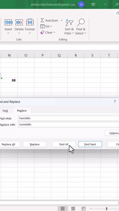 MS Excel - Find & Select - YouTube