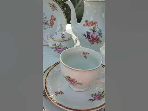 Чешский сервиз Бернандонт #винтаж #находки #фарфор #посуда #барахолка ...