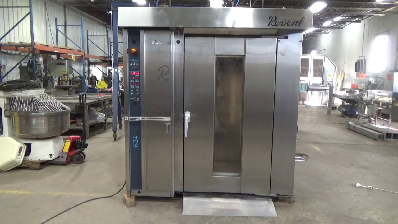 Revent Double Rack Gas Oven, Model: 624 G DG, Running - YouTube