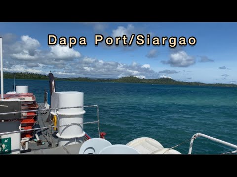 Enjoying the trip from Siargao Port to Surigao city Port - YouTube