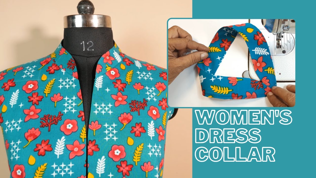 Sewing Tricks And Tips For Beginners Women's Dress Collar Cutting And ...