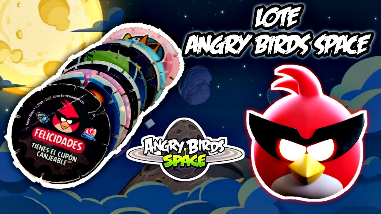 Lote De Tazos Angry Birds Space 2013 - YouTube